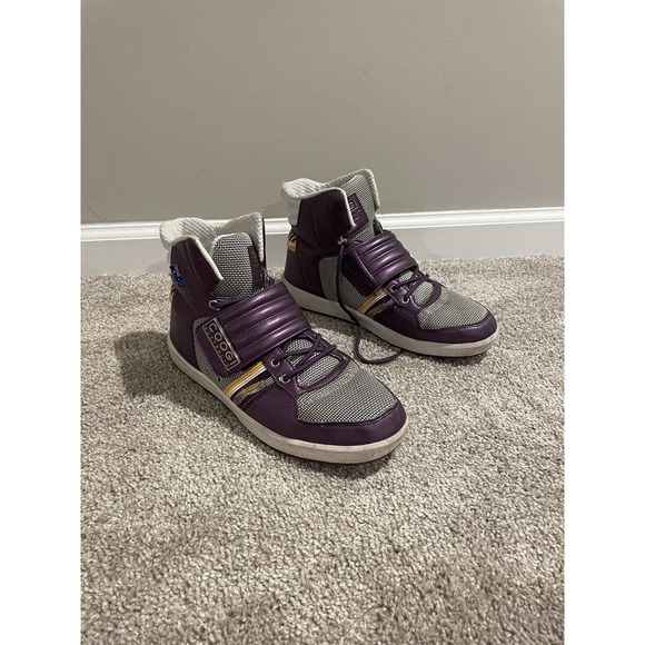 COOGI | Shoes | Vintage Coogi Australia Purple Leather Hi Fashion ...